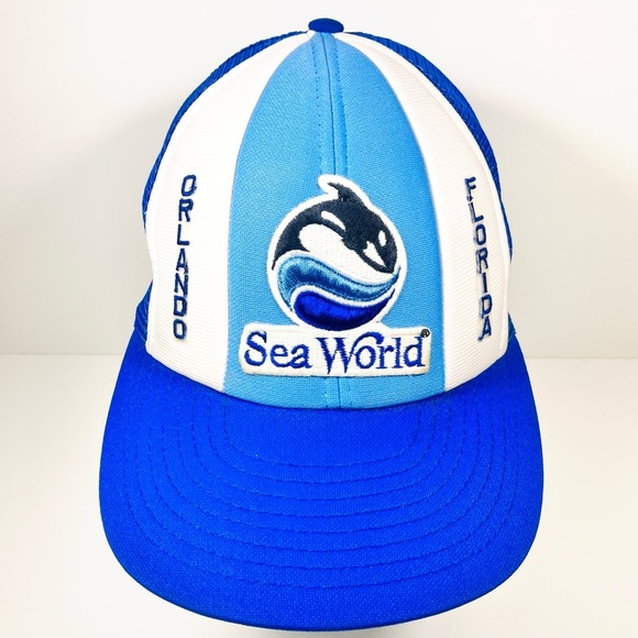 Sportcap | Accessories | Vintage Sea World Shamu Logo Snapback Trucker ...